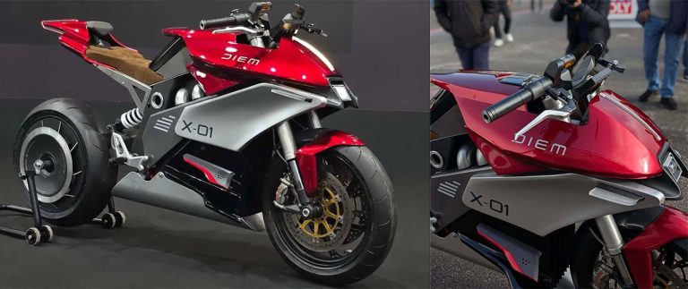 Danish Startup Diem Motors Unveils Futuristic X-01 Electric Motorcycle ...